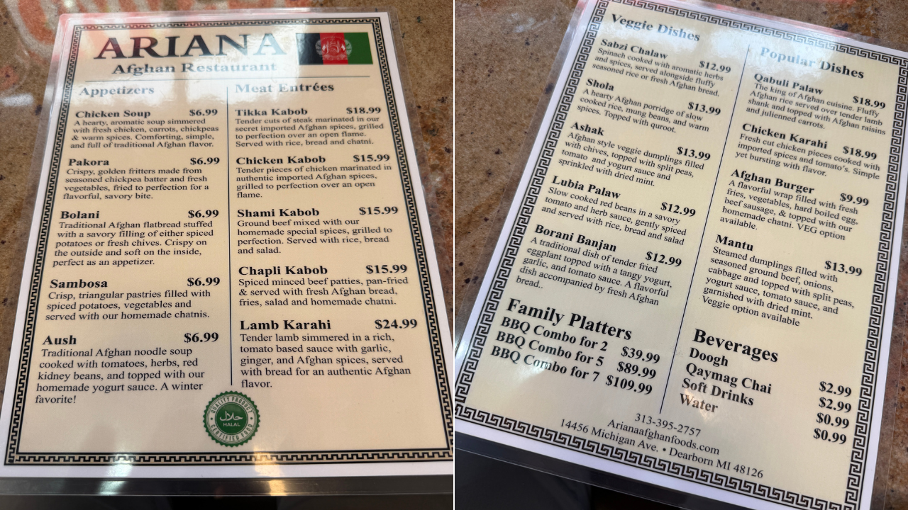 Dearborn’s new Ariana Restaurant is the city’s first Afghan eatery ...
